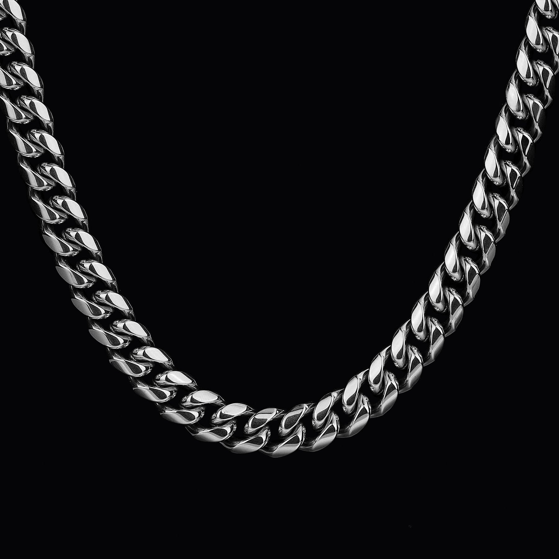 Cuban Link Chain 12mm - Silver RG167 – rgmntco
